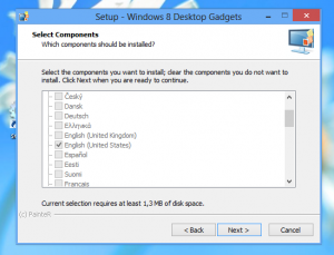 Get desktop gadgets and sidebar back in Windows 8