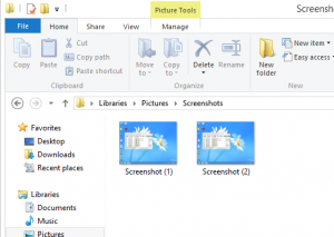 How to reset screenshot counter in Windows 8