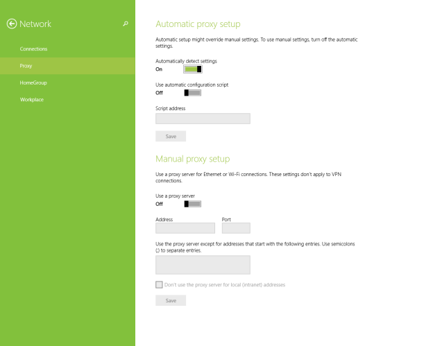 How To Create A Shortcut To Open Automatic Proxy Setup In Windows 81