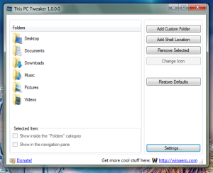 How to add folders to Computer in Windows 7 to make it similar to Windows 8