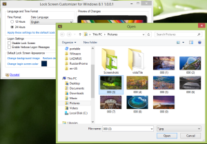 How to change the background image of the default Lock Screen and the ...