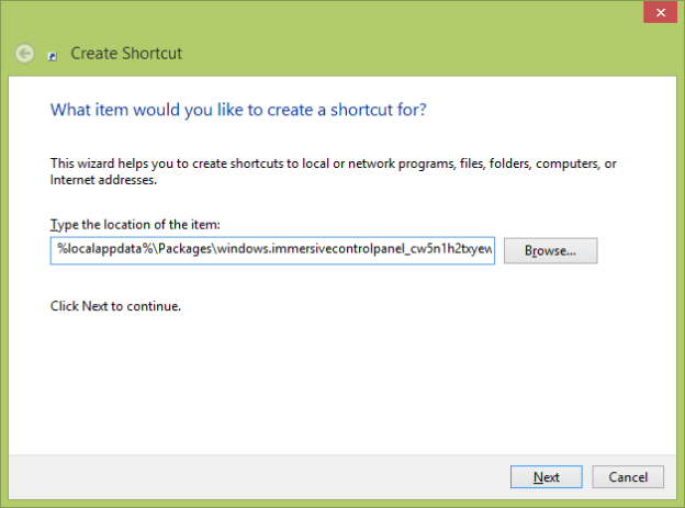How To Create A Shortcut To Open Automatic Proxy Setup In Windows 81