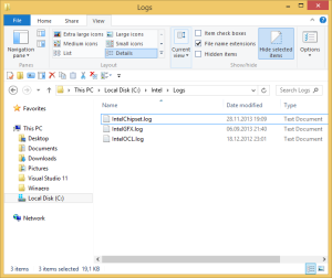 How to hide files quickly in Windows 8.1