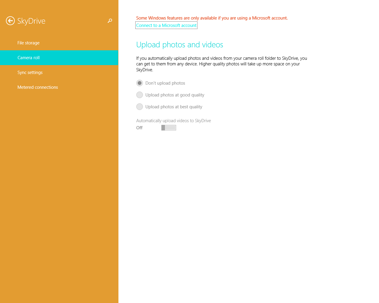 Skydrive Camera Roll - create a shortcut in Windows 8.1