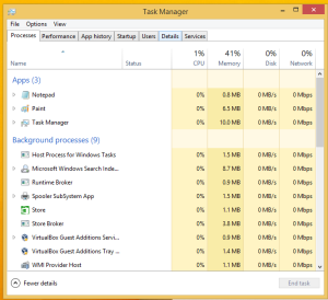 How to copy process details from the Task manager in Windows 8.1 and ...