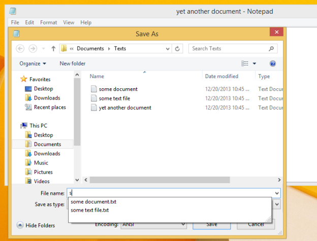 Turn On Inline Autocomplete For File Explorer Of Windows 81 