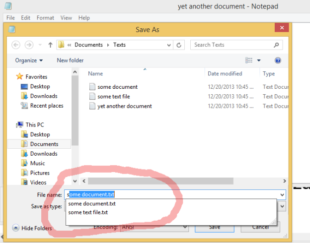 Turn on inline autocomplete for File Explorer of Windows 8.1