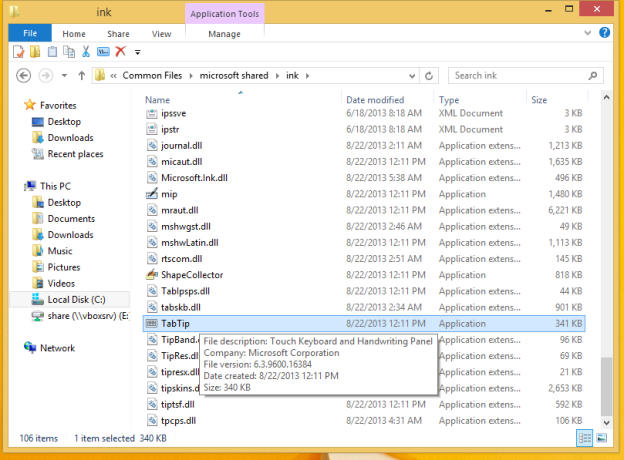 Enable the full keyboard (standard keyboard layout) in the touch ...