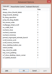 Customization for power users with 7+ Taskbar Tweaker