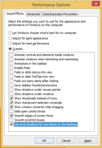 How to disable UI animations in Windows 8.1