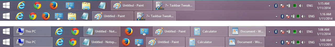 How To Reduce Extra Space Between Icons On The Taskbar And Tray 