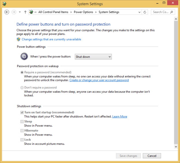 How to enable or disable the Hibernate option in Windows 8.1 and Windows 8