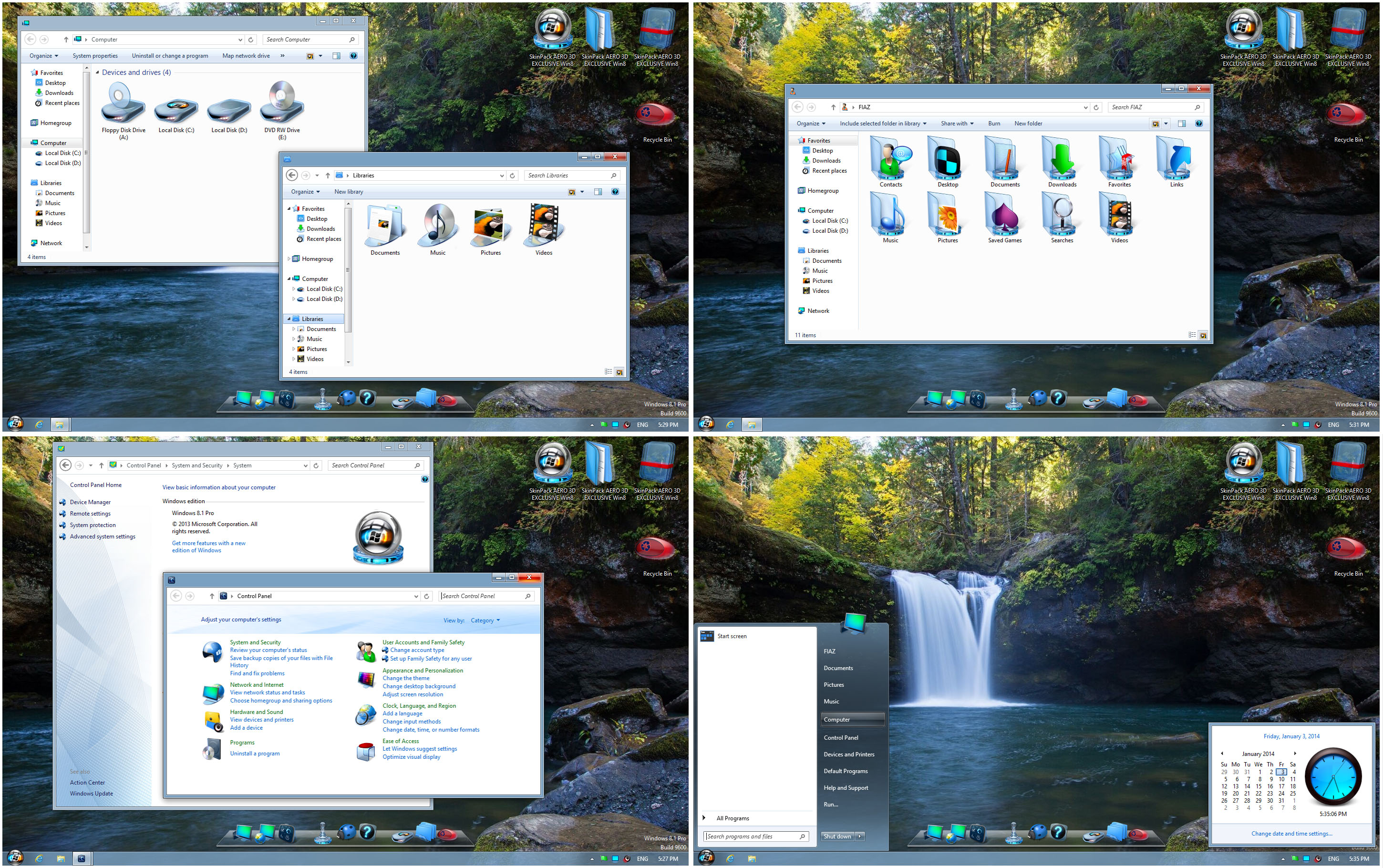 Jarvis Transformation Pack For Your Windows 7, 8 & 8.1 - rutoroptions