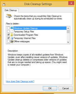 How to run Disk Cleanup directly in the system files mode and speed it up