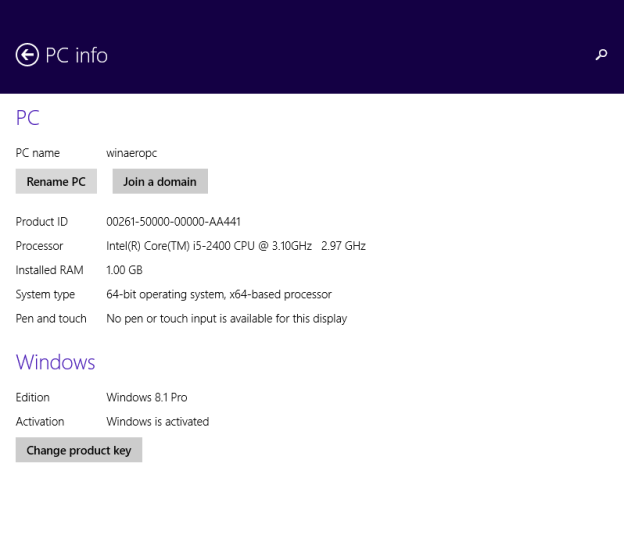 How to rename your Windows 8.1 tablet