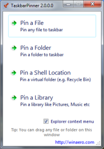 How to pin folders, drives, files or any shortcut to the Taskbar in ...