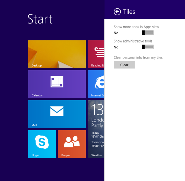 How to display Administrative tools on the Start screen in Windows 8 ...
