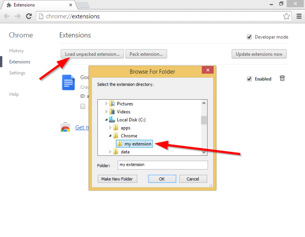 How to install a blocked extension in Google Chrome