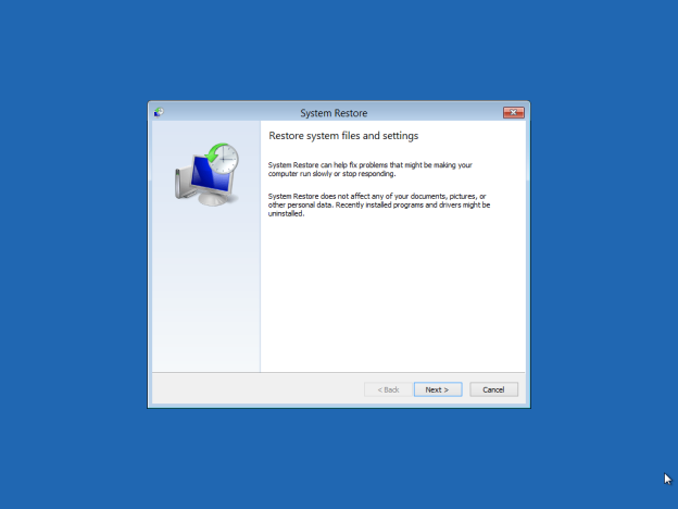 How to run System Restore in Windows 10