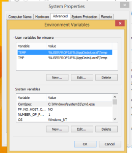 How to see names and values of environment variables in Windows 8 and ...