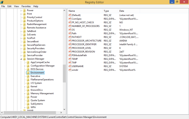 How To See Names And Values Of Environment Variables In Windows 8 And 2384