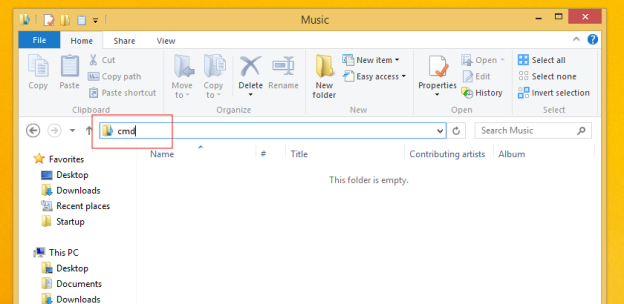 All ways to open the command prompt in Windows 8