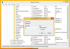 How to enable or disable CTRL + ALT + DEL logon requirement in Windows 8.1 and Windows 8