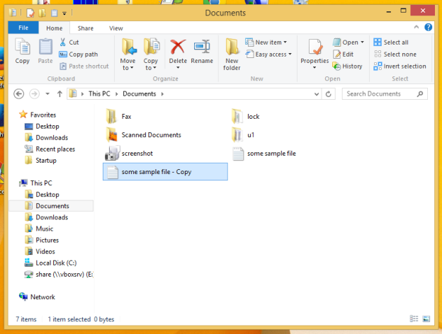 How to create a copy for a file quickly in Explorer