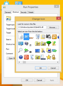 How to pin Run to the taskbar or the Start screen in Windows 8.1