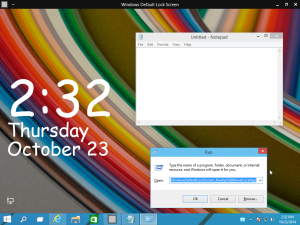 Run the Lock Screen as a regular Modern app in Windows 10 with a ...