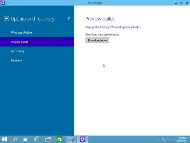 Download Windows 10 Technical Preview build 9860