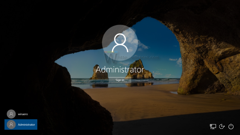 Enable or disable the Administrator account in Windows 10