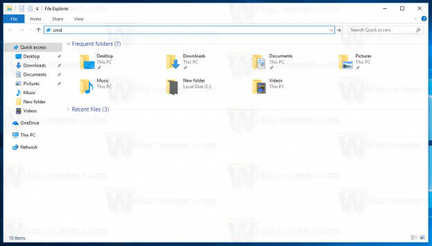 All ways to open the command prompt in Windows 10