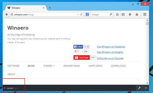 How To Restart Firefox With A Single Command
