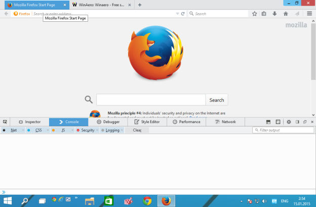 Dark theme for Firefox stable