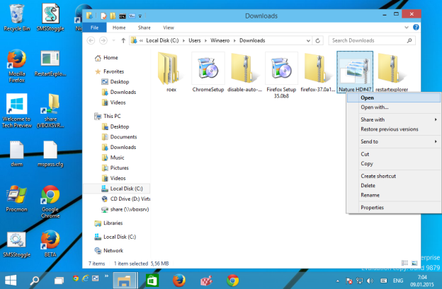 Install desktop theme for all users in Windows 10, Windows 8 and Windows 7