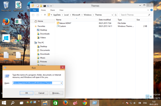Install desktop theme for all users in Windows 10, Windows 8 and Windows 7
