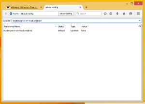 How to disable Reader View in Firefox