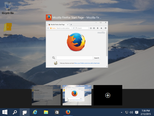 Open new instance of running app in another Desktop in Windows 10