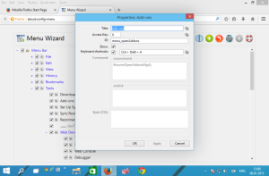 How to customize shortcut keys (hotkeys) in Mozilla Firefox