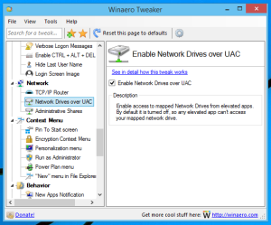 Make Network Mapped Drives Available in Elevated Command Prompt