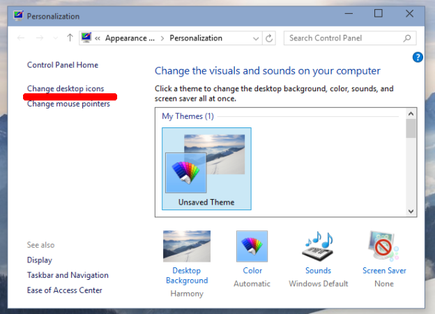 Get Windows 8 icons back in Windows 10