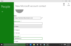How to enable the new People app in Windows 10 build 10061
