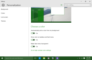 Change Windows 10 window color and appearance