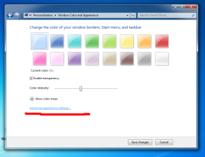 How to change font of the Start menu in Windows 7