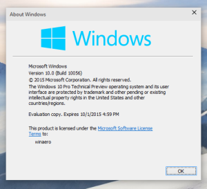 What’s new in Windows 10 build 10056