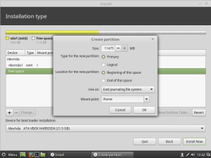 How to partition your hard drive to install Linux Mint