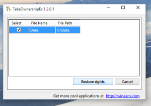Take ownership of files and get full access in Windows 10