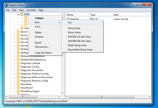 Add Desktop Background directly to the Desktop context menu to change ...
