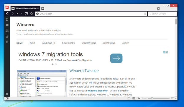 New version of Vivaldi 1.0.178.2 is out, see what's new